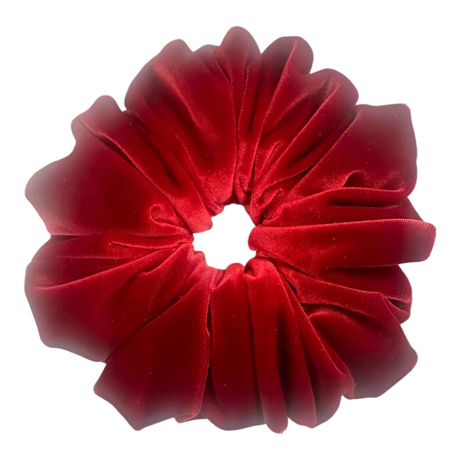 XXL Oversized Red Velvet Scrunchie | Extra Large Velvet Hair Scrunchie ...