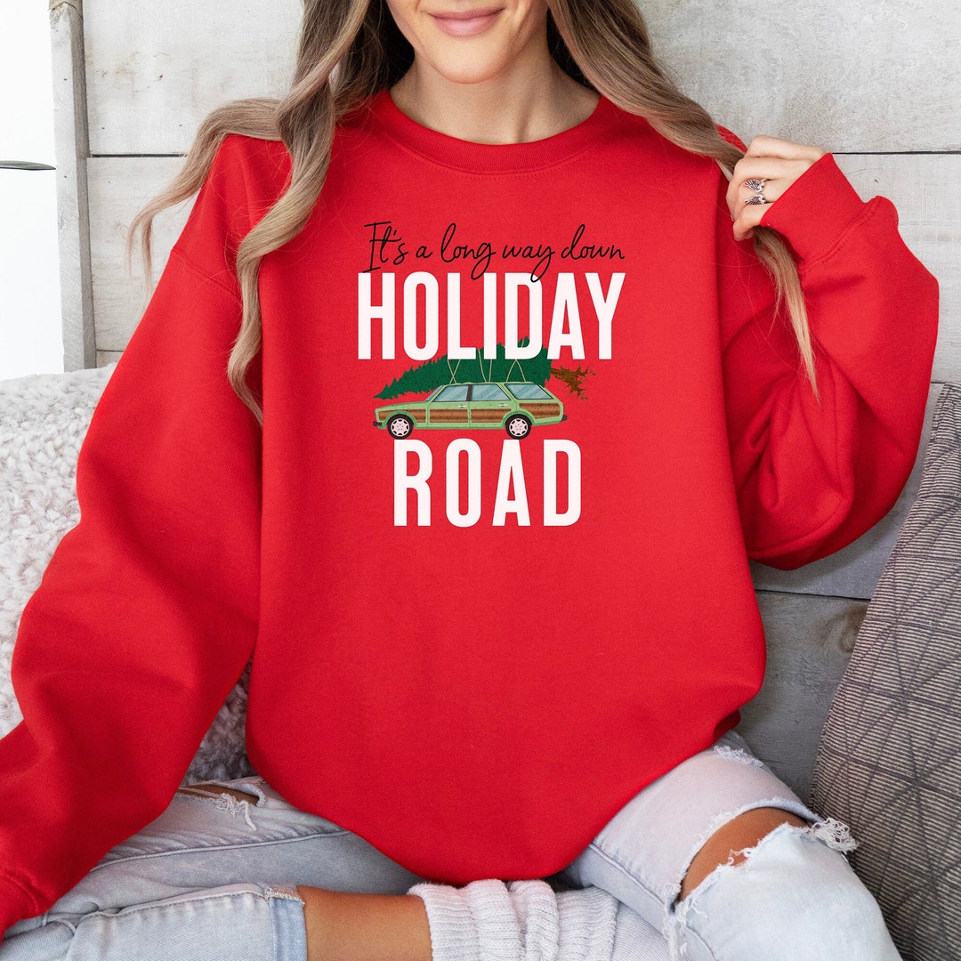 Christmas Holiday Road Sweatshirt, Vacation Christmas Sweater, Holiday ...