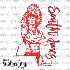 South Jones Braves 6.0 PNG Digital Download Digital Art Ellisville MS ...