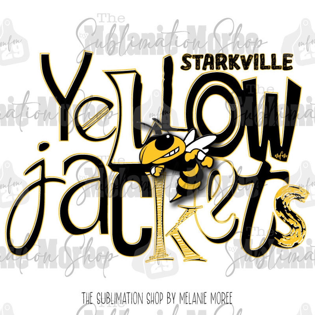 Starkville Yellowjackets PNG Digital Download Digital Art High School ...