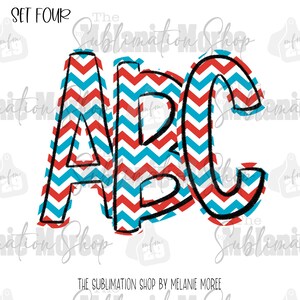 Dr. Seuss Inspired Doodle Alphabet Sets PNG Digital Download Digital ...