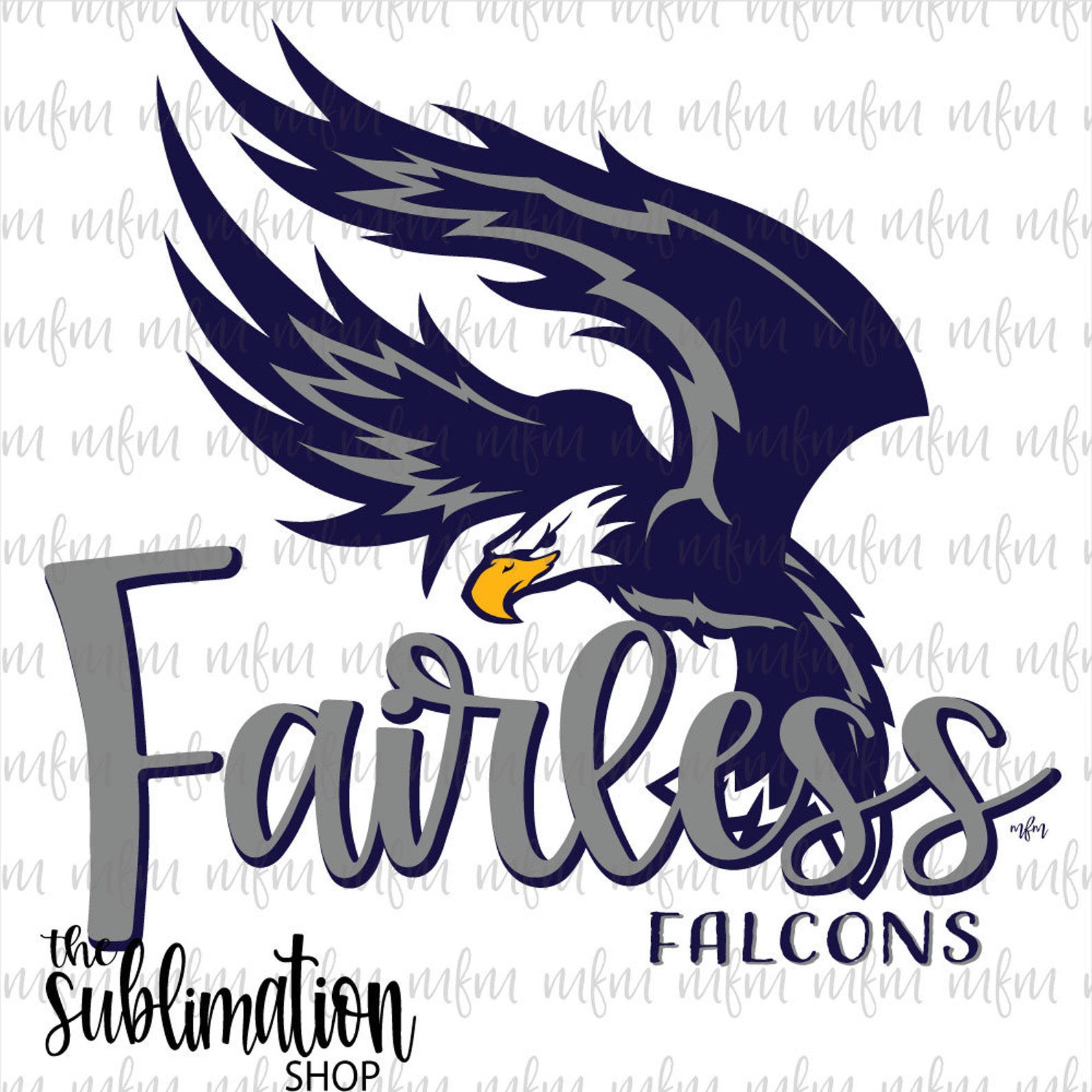 Fairless Falcons 4.0 PNG Digital Download Digital Art | Etsy