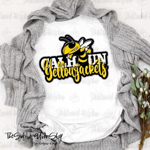 Calhoun High School Yellowjackets PNG Digital Download Digital Art High ...