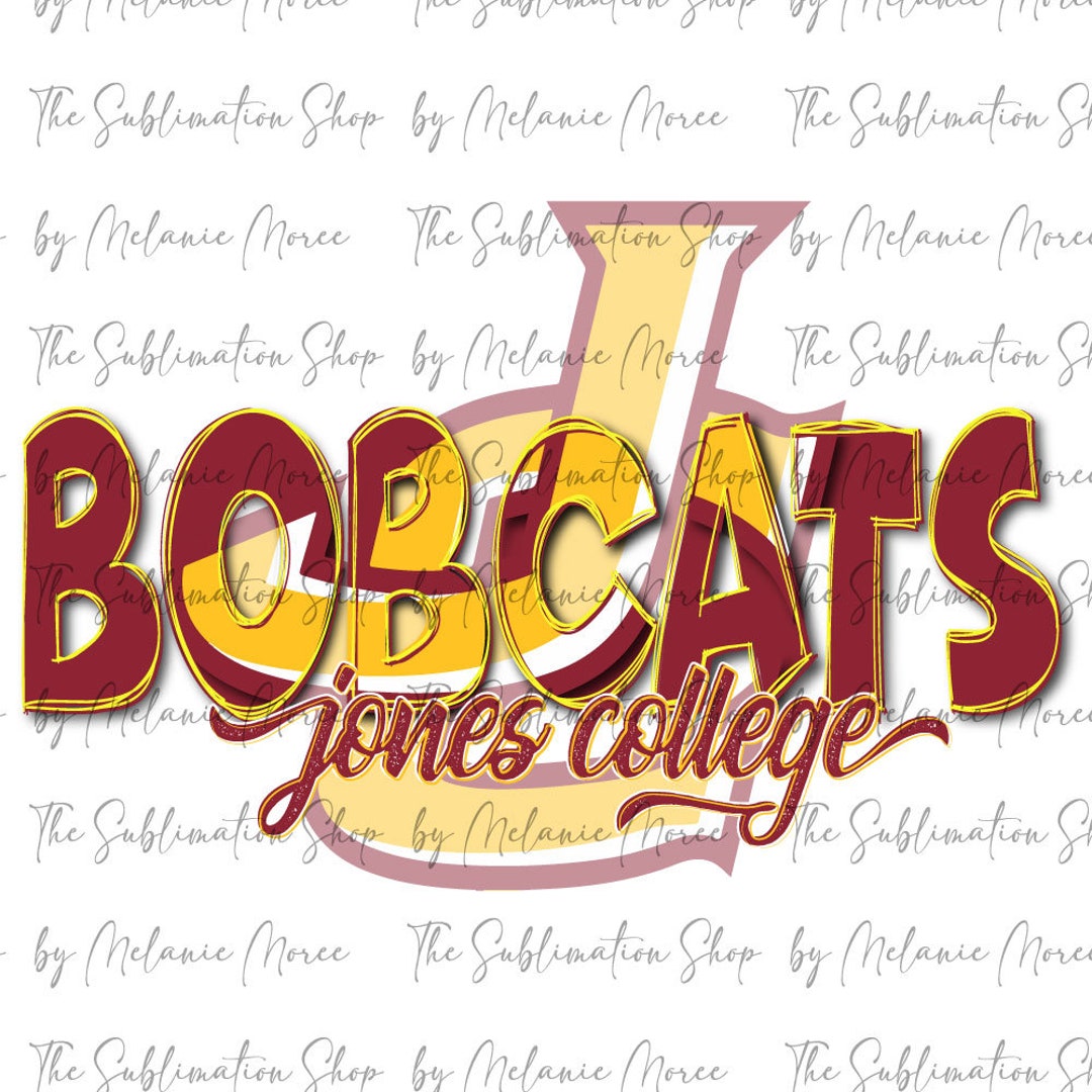 Jones College Bobcats Sublimation Ready to Press Sheets - Etsy