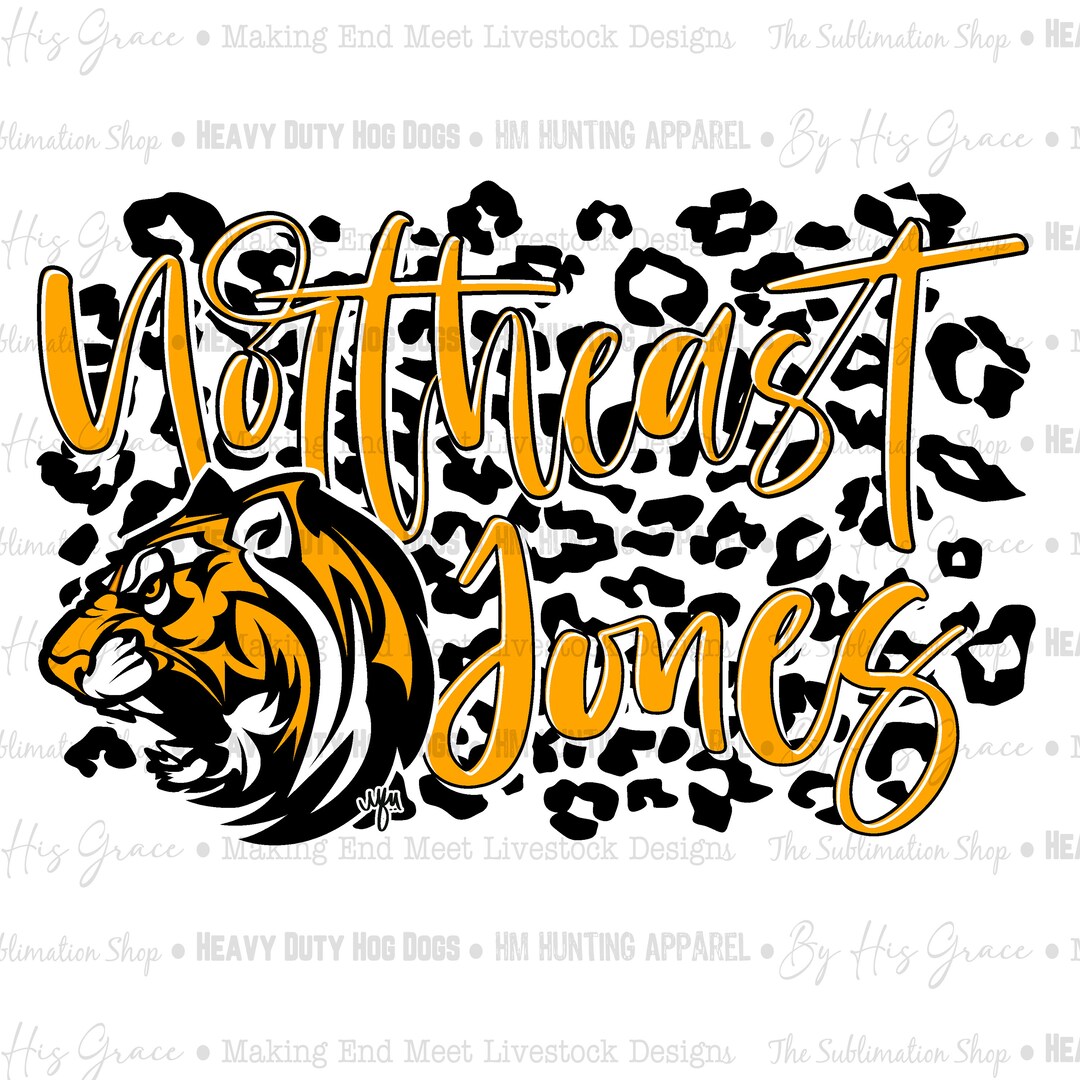 Northeast Jones Tigers 2902 PNG Digital Download Digital Art Ellisville ...