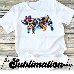 Aztec Pig 1.0 Sublimation Design PNG Digital Download Digital Art Show ...