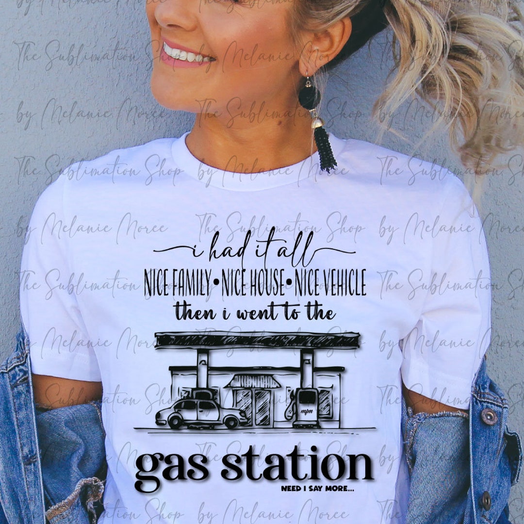 Gas Station Sublimation Design PNG Digital Download Digital Art High ...
