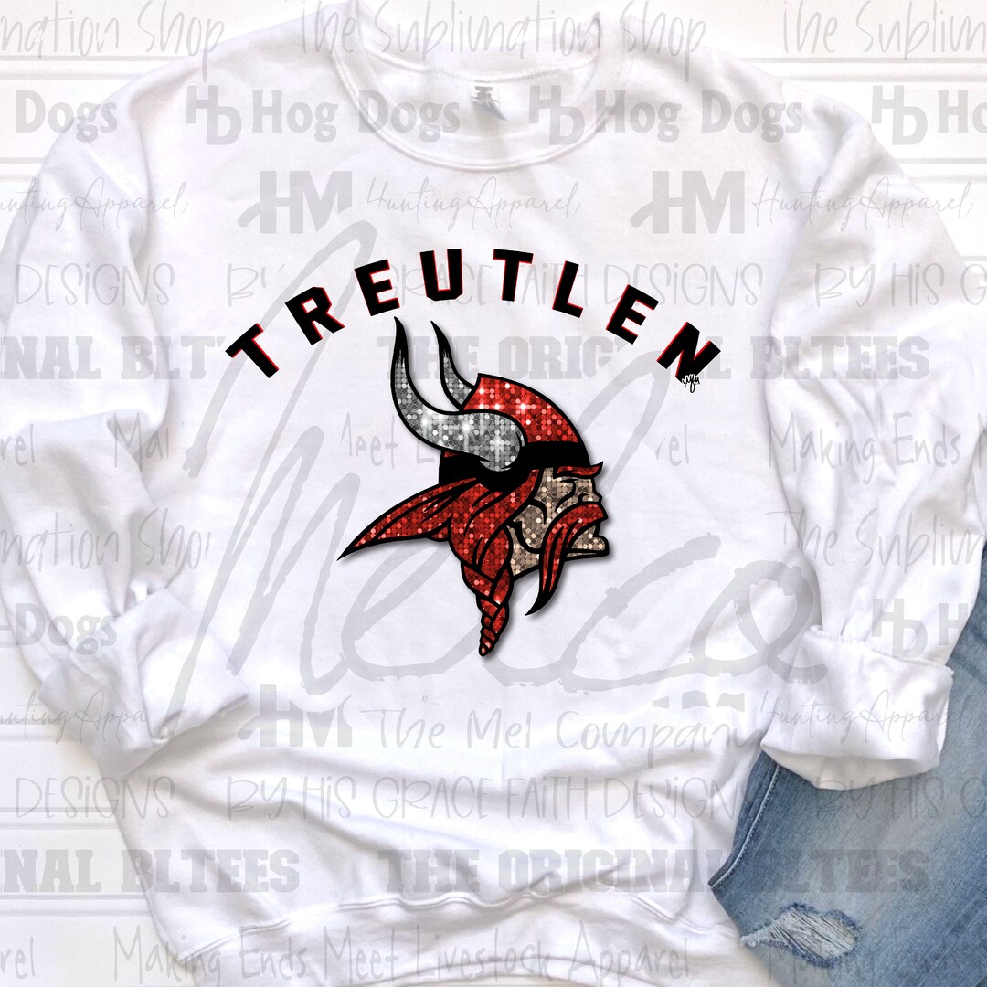 Treutlen Vikings 3120 PNG Digital Download Digital Art School Spirit ...