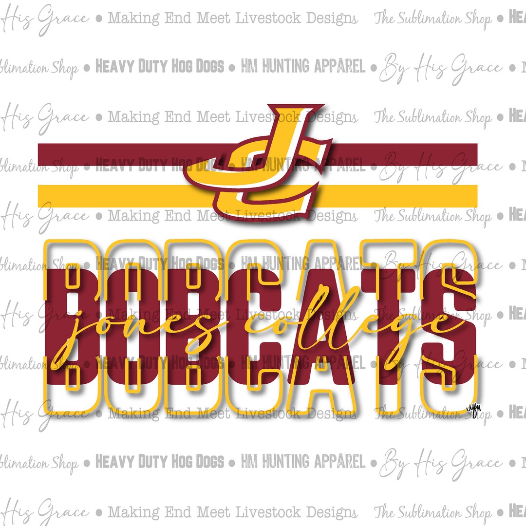 Jones College Bobcats 3119 PNG Digital Download Digital Art Ellisville ...