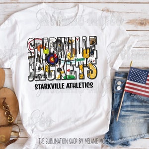 Starkville Yellowjackets PNG Digital Download Digital Art High School ...