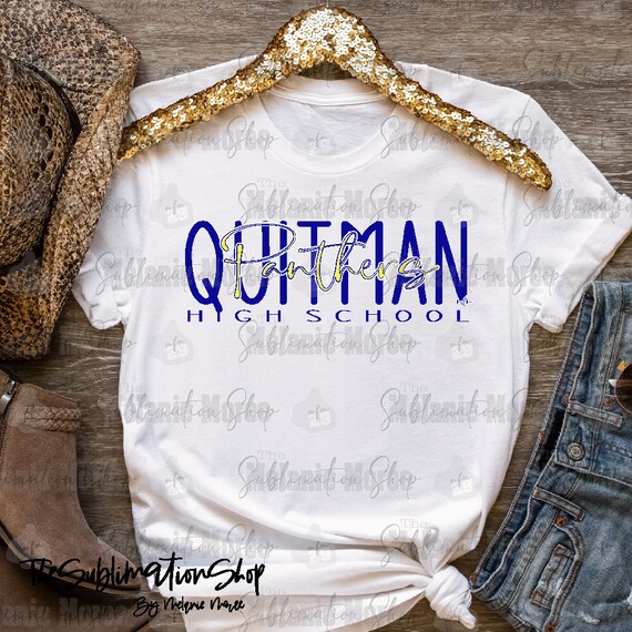 Quitman Panthers PNG Digital Download Digital Art - Etsy