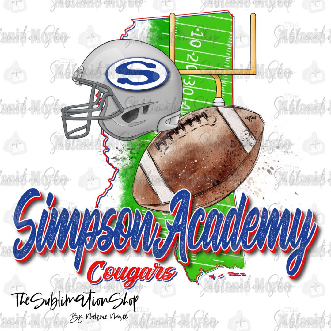 Simpson Academy Sublimation Ready to Press Sheets Mendenhall MS Go ...