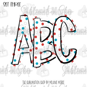 Dr. Seuss Inspired Doodle Alphabet Sets PNG Digital Download Digital ...