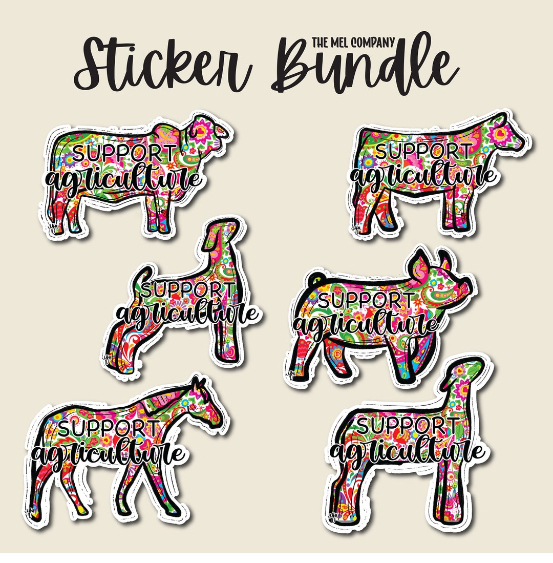Support Agriculture Stickers Laptop Sticker Cup Stickers Car Stickers ...