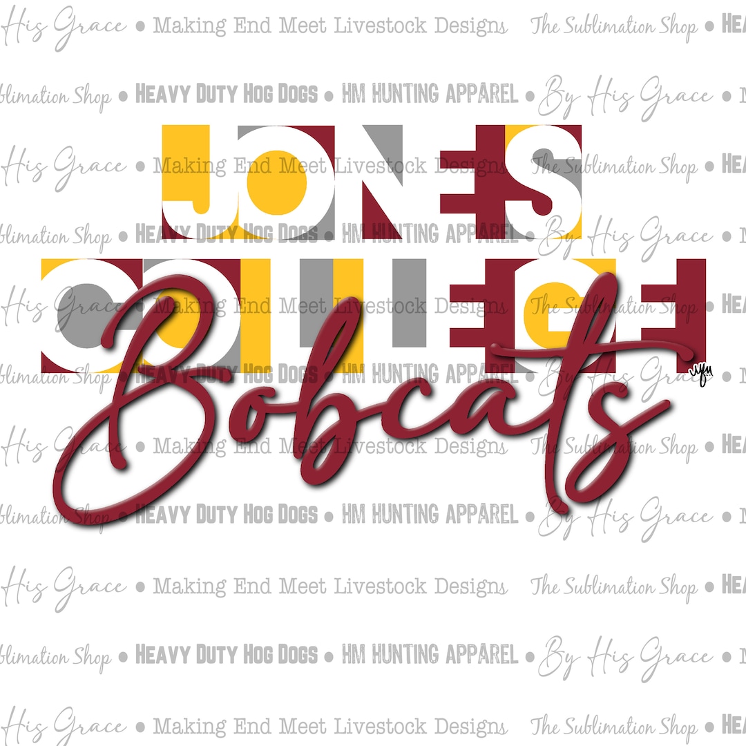 Jones College Bobcats PNG Digital Download Digital Art - Etsy