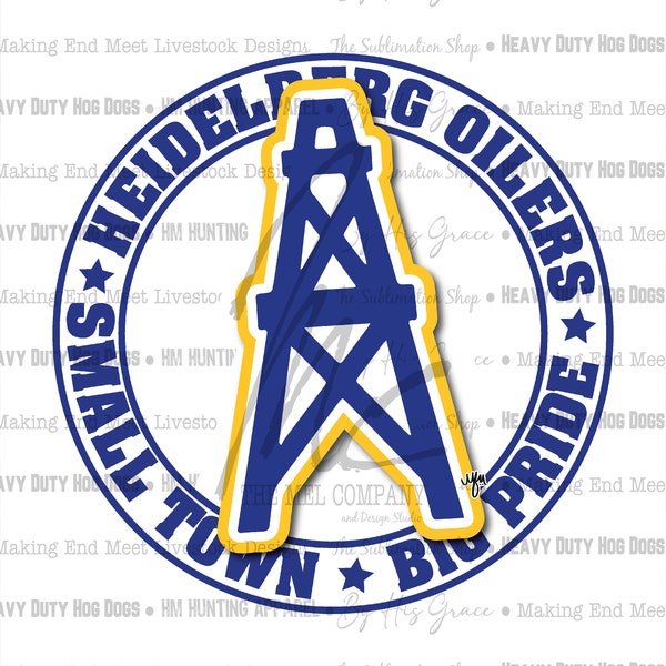 Heidelberg Oilers Png - Etsy