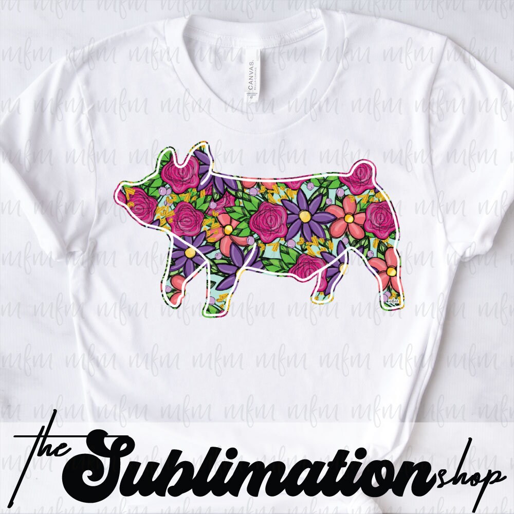Fancy Pig 1E Sublimation Design PNG Digital Download | Etsy