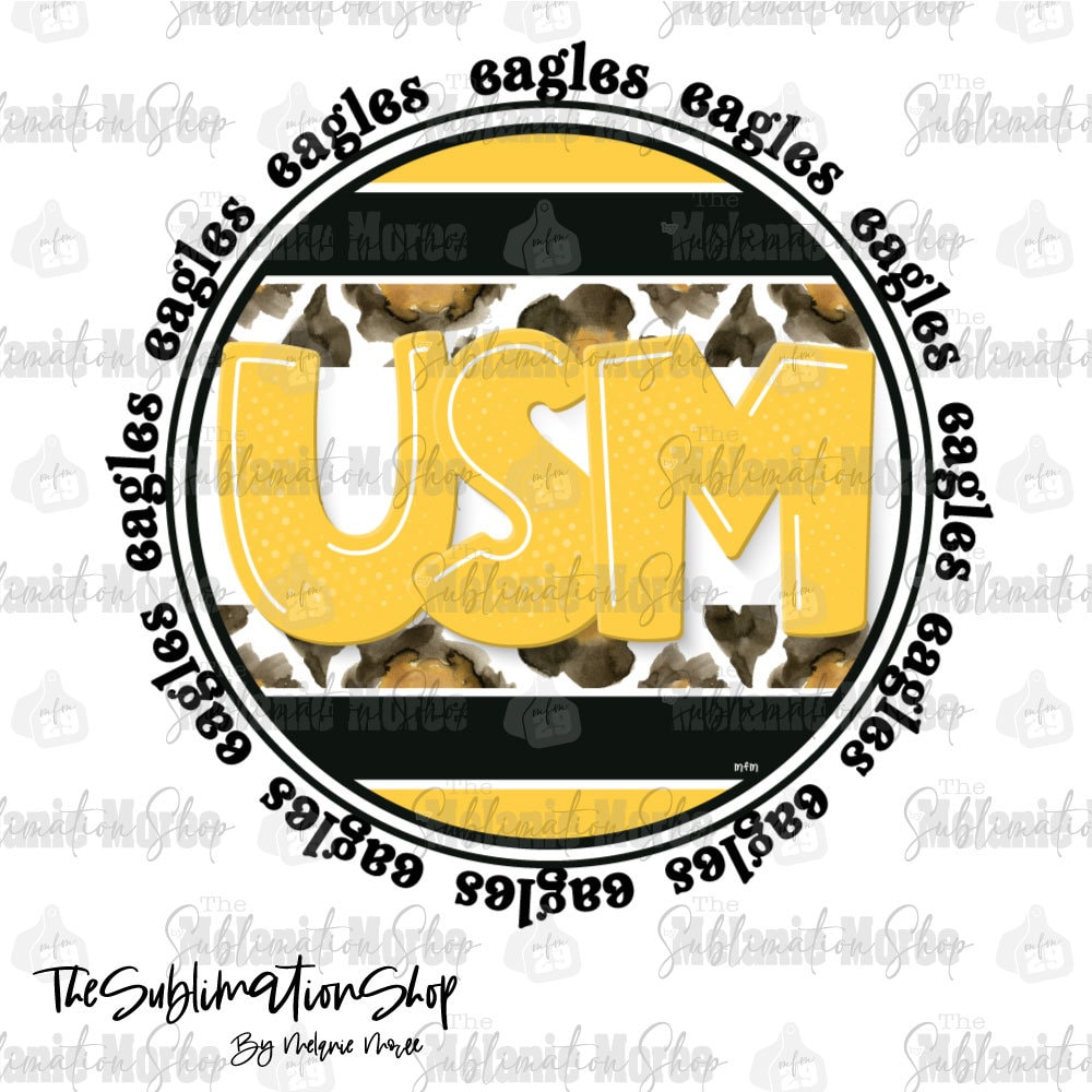 USM Eagles PNG Digital Download Digital Art Hattiesburg - Etsy
