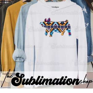 Aztec Pig 1.0 Sublimation Design PNG Digital Download Digital Art Show ...