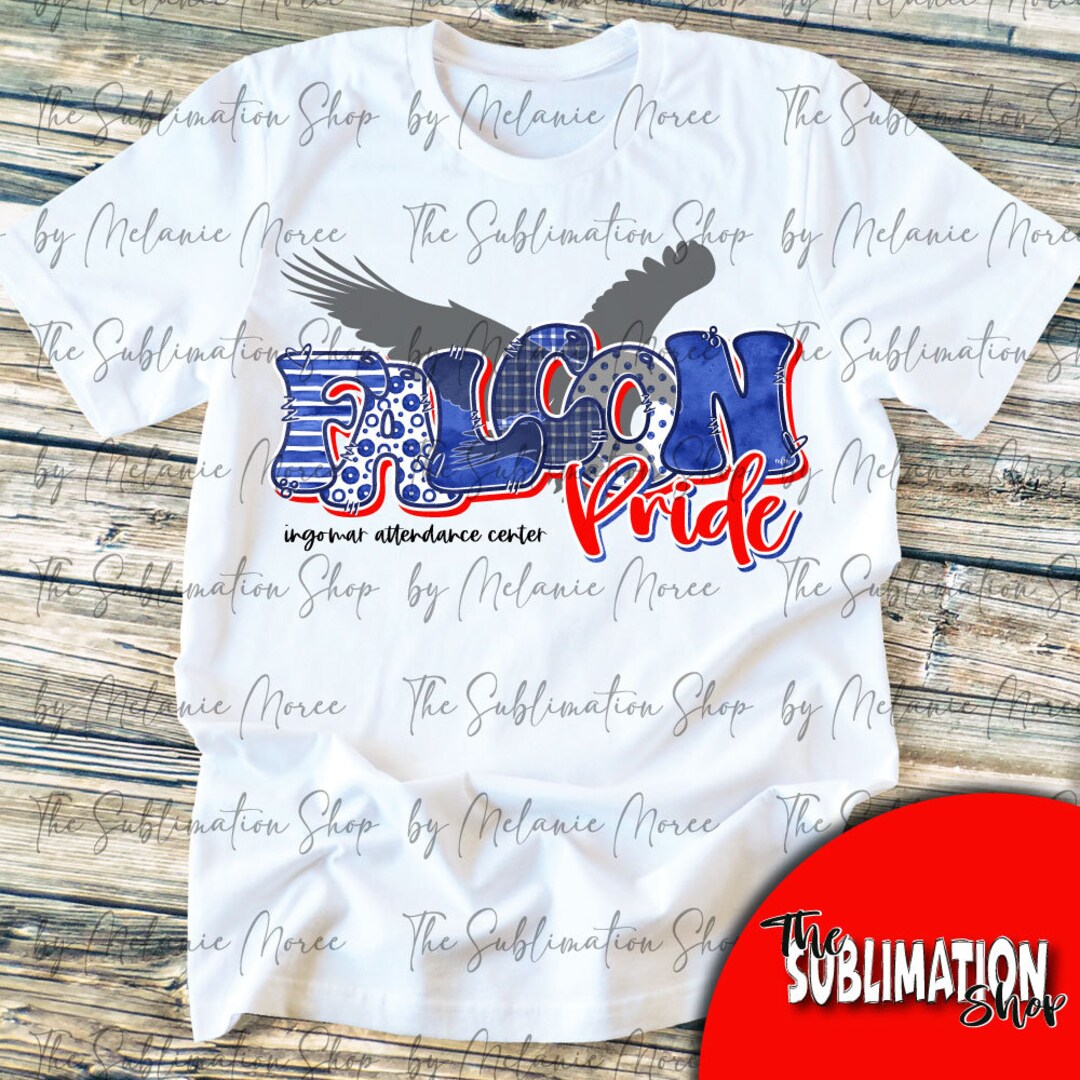 Digital Ingomar Attendance Center Falcons PNG Digital Download Digital ...