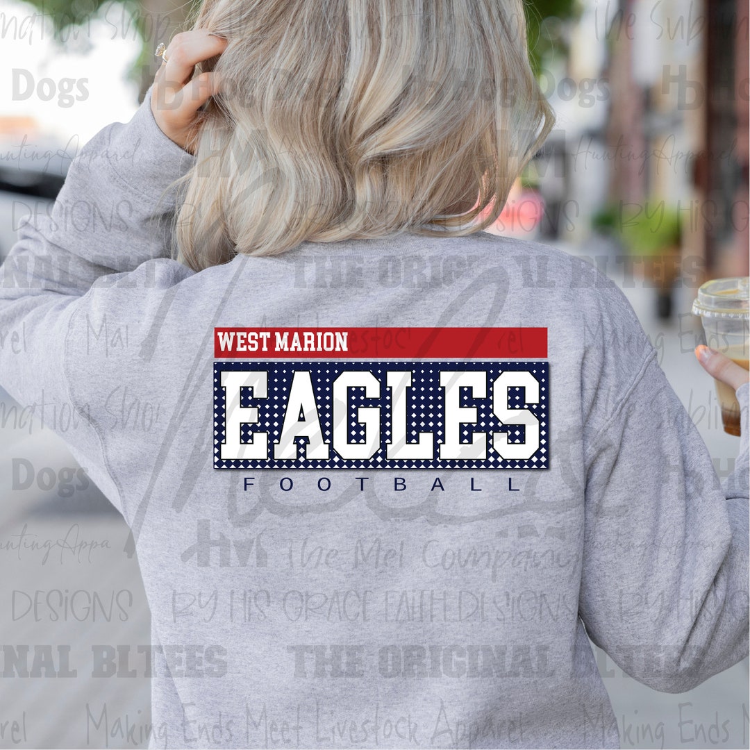 East Marion Eagles 3182 PNG Digital Download Digital Art Columbia MS ...