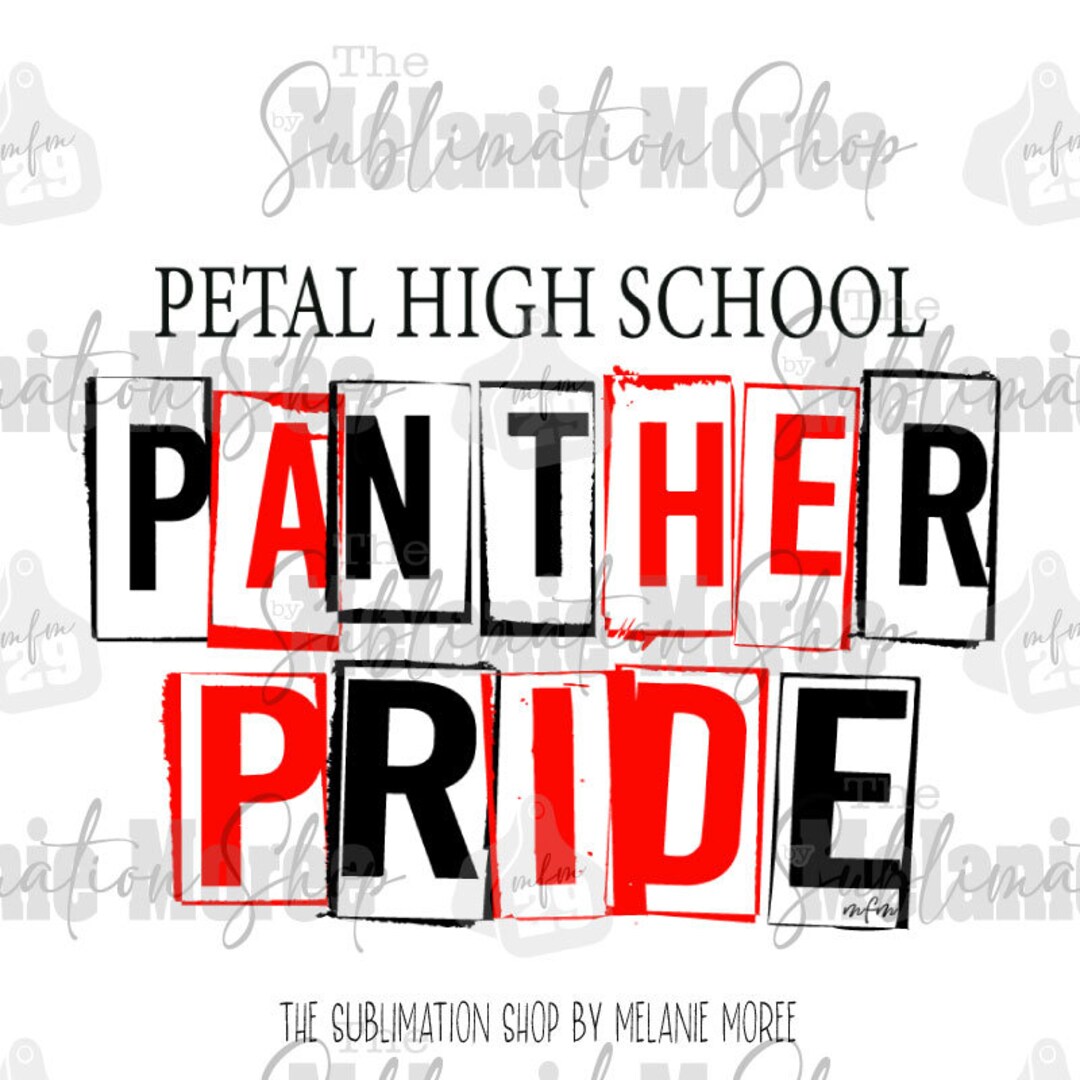 Petal High School PNG Digital Download Digital Art Petal MS Forrest ...