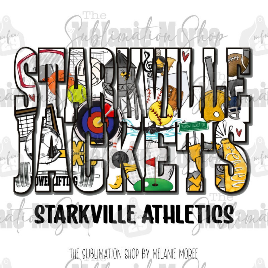 Starkville Yellowjackets PNG Digital Download Digital Art High School ...