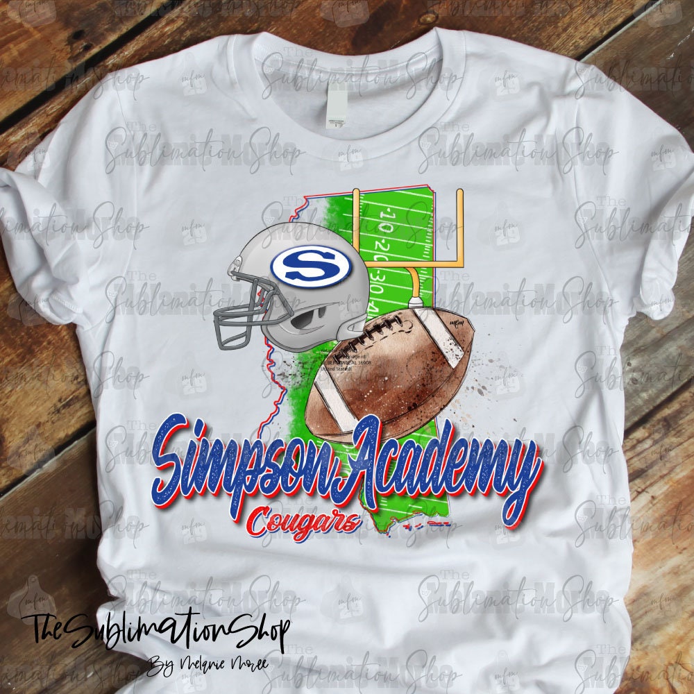 Simpson Academy Cougars / PNG descarga digital / Arte digital - Etsy México