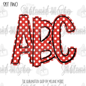 Dr. Seuss Inspired Doodle Alphabet Sets PNG Digital Download Digital ...