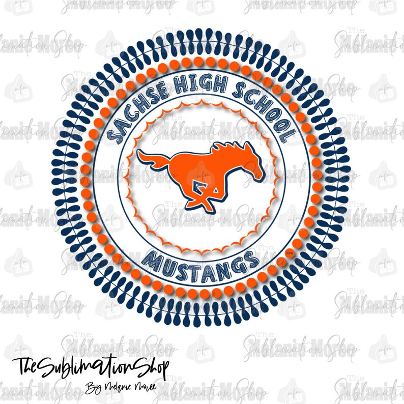 Sachse High School Mustangs PNG Digital Download Digital - Etsy