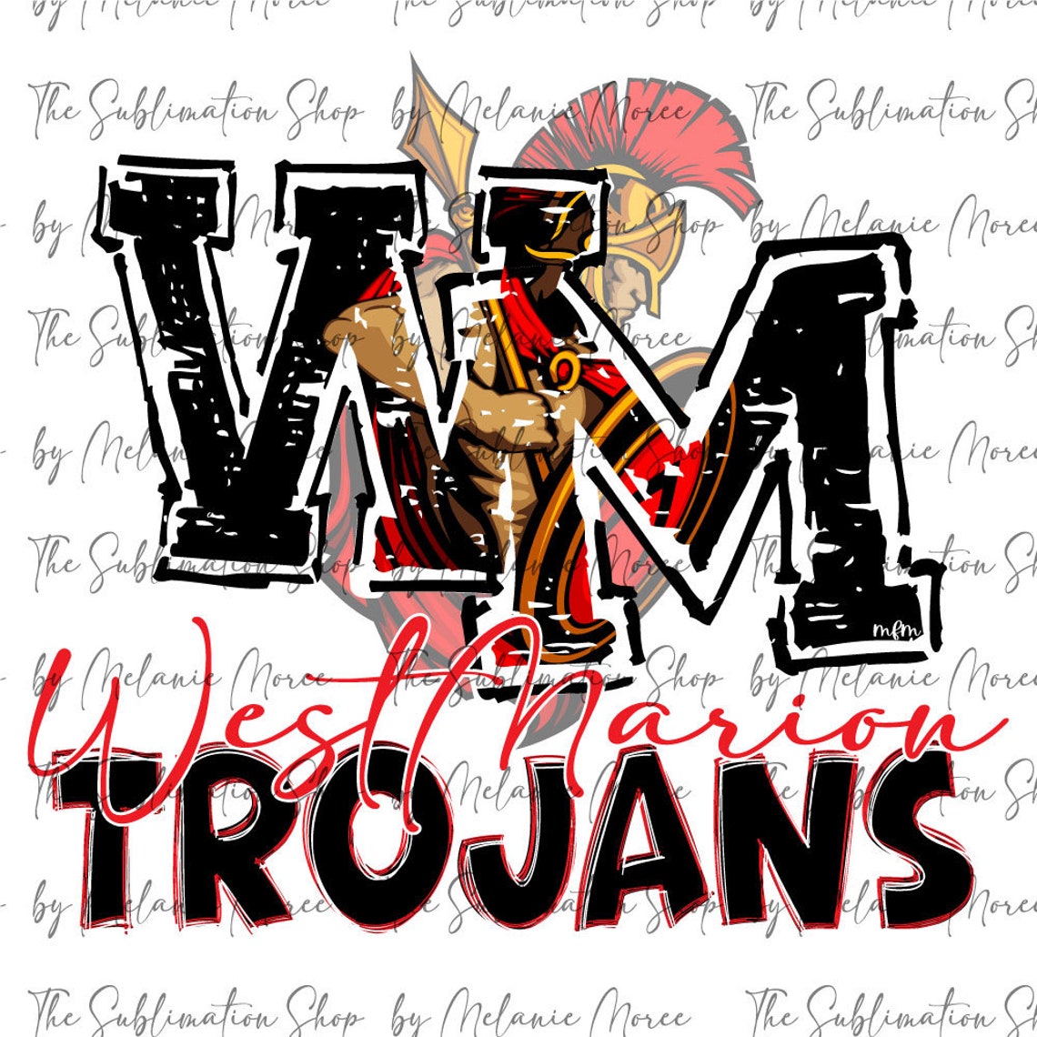 West Marion High School PNG Digital Download Digital Art | Etsy