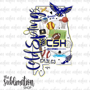 Cold Springs Eagles PNG Digital Download Digital Art - Etsy