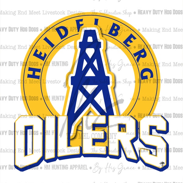 Heidelberg Oilers Png - Etsy