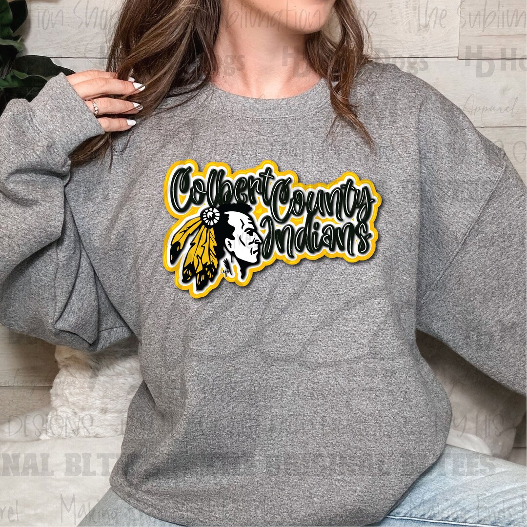 Colbert County Indians 2986 PNG Digital Download Digital Art Leighton ...