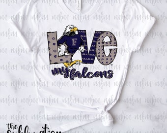 Falcon Pride SVG DXF PNG - Etsy