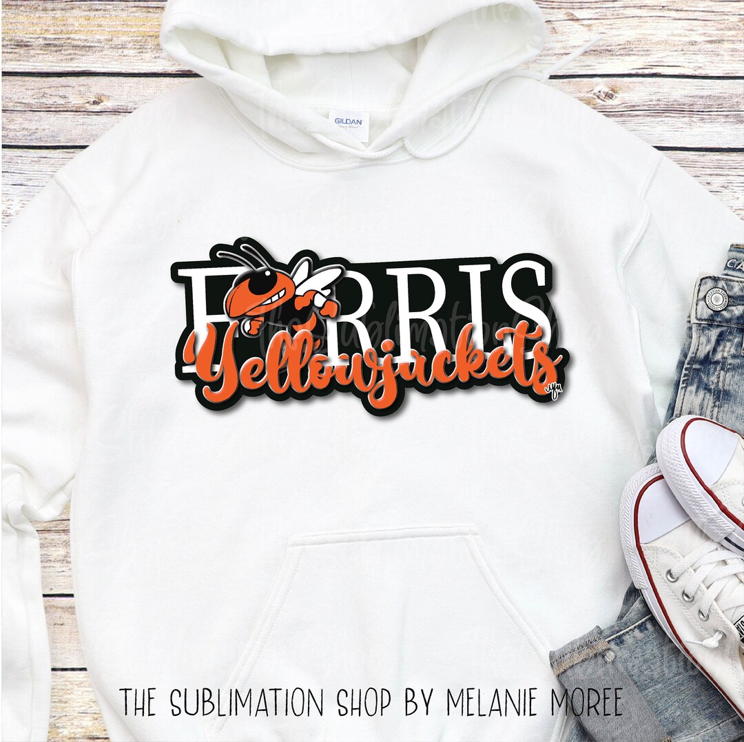 Ferris Yellowjackets Sublimation Ready to Press Sheets - Etsy