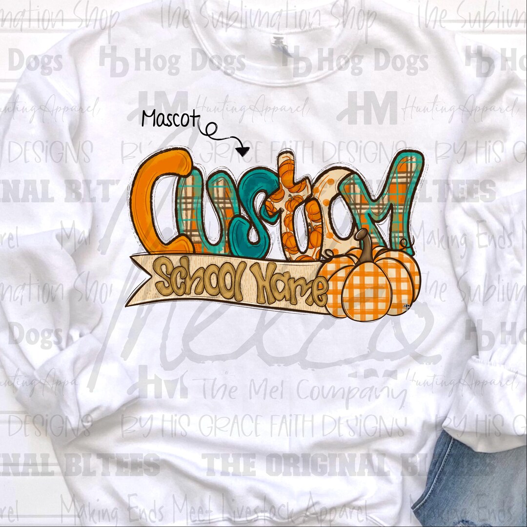 Custom Fall Mascot Design 3253 PNG Digital Download Digital Art Fall ...