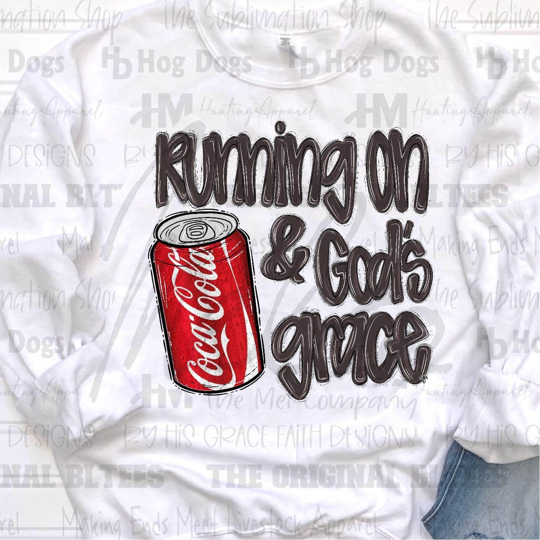 Digital Running on Coca Cola and God's Grace PNG Download Digital Art ...
