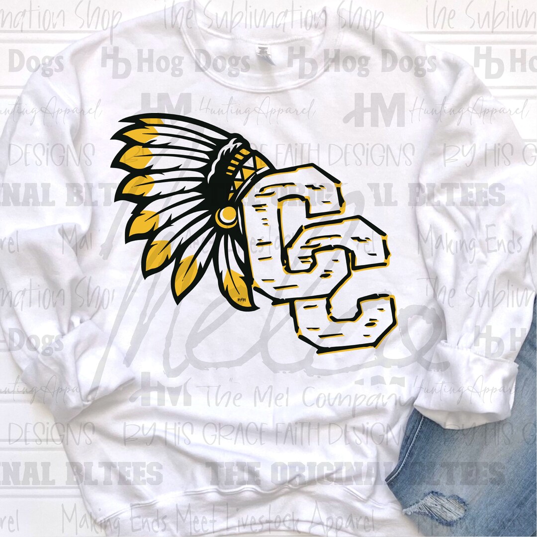 Colbert County Indians PNG Digital Download Digital Art Leighton AL ...