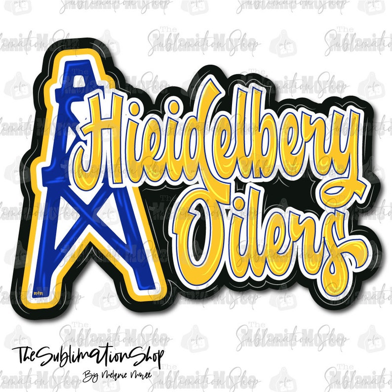Heidelberg Oilers PNG Digital Download Digital Art - Etsy Australia