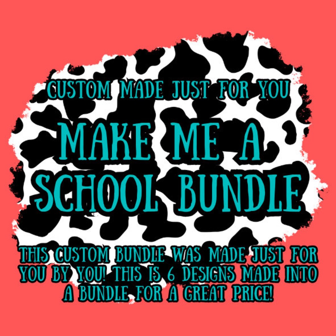 Custom Bundle 6 Designs PERSONAL USE ONLY - Etsy