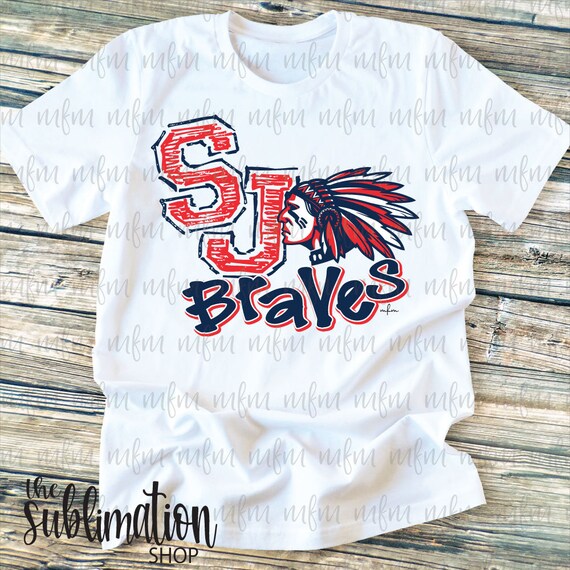South Jones Braves 2.0 PNG Digital Download Digital Art | Etsy