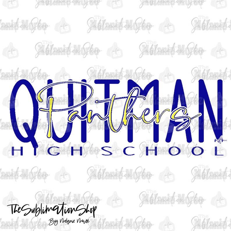 Quitman Panthers PNG Digital Download Digital Art - Etsy