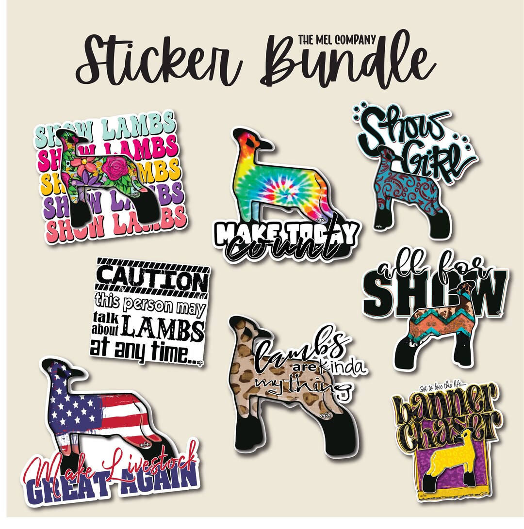 Show Lamb Stickers Laptop Sticker Cup Stickers Car Stickers Faith Life ...