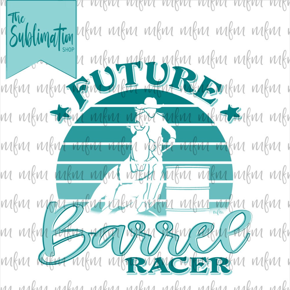Future Barrel Racer PNG Digital Download Digital Art - Etsy