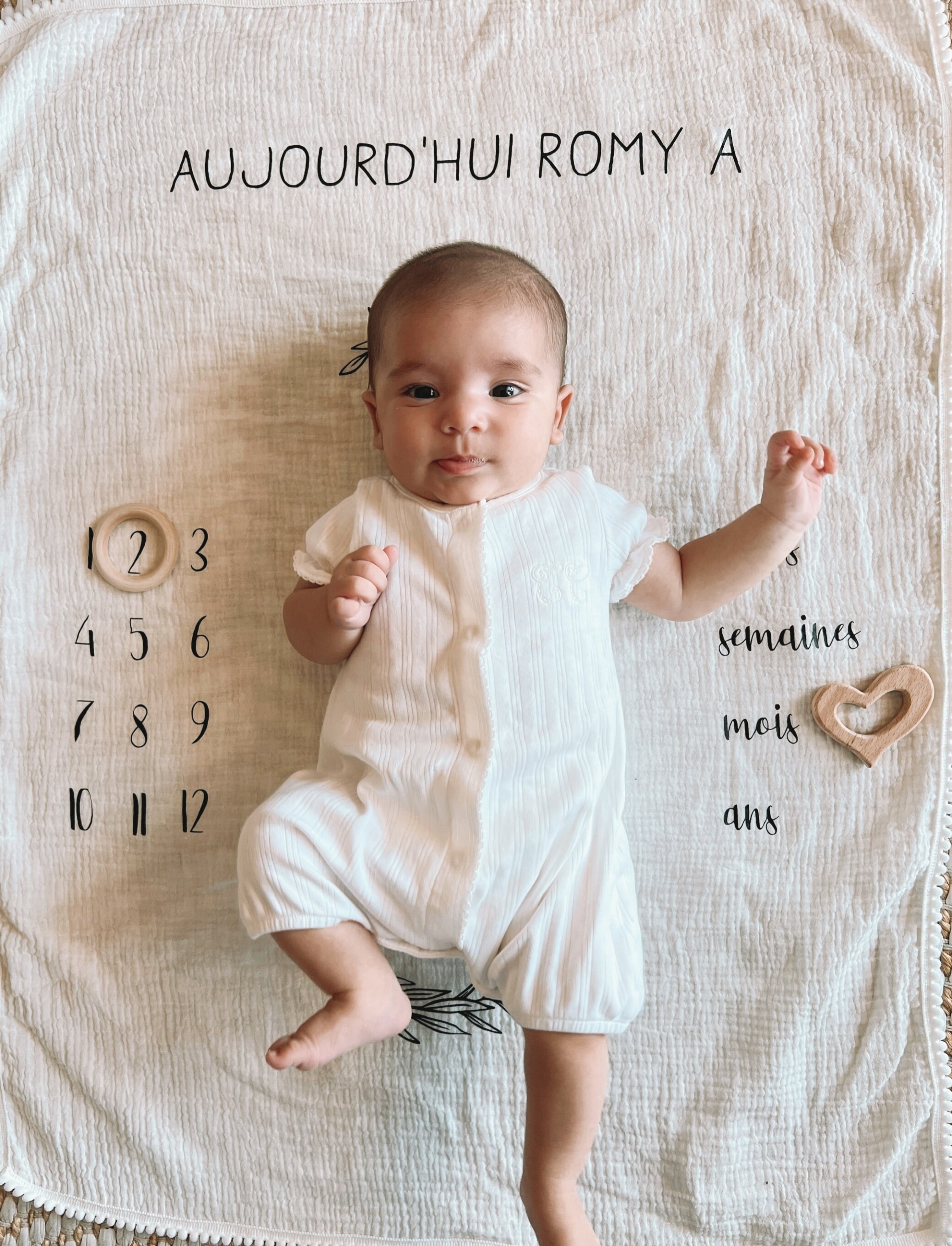 Couverture étape bébé personnalisé - Etsy France