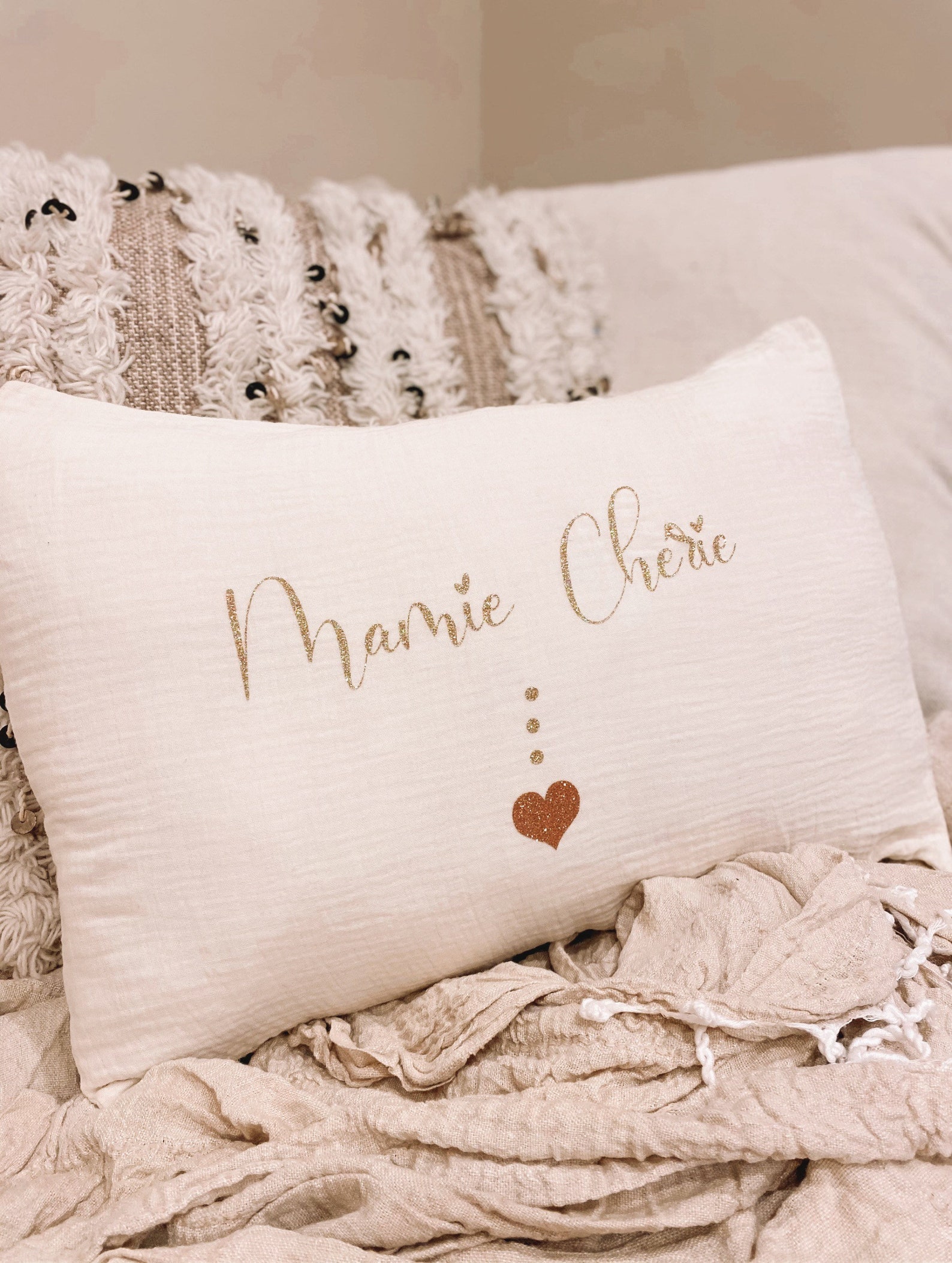 Housse coussin personnalisé Gaz de coton - Etsy France