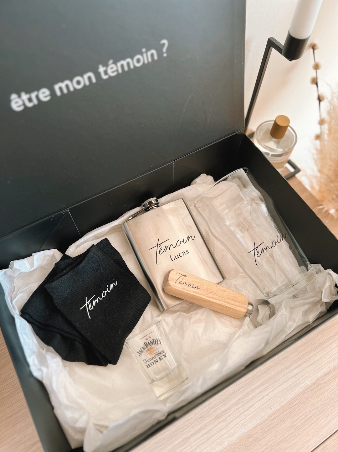 Coffret cadeau garçon d'honneur / Témoin - Etsy France