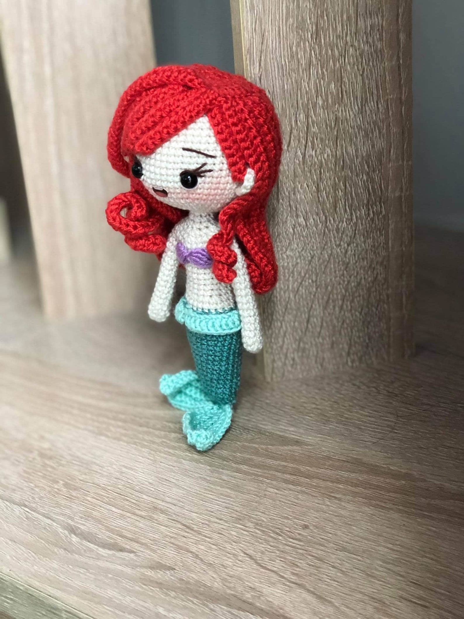 Crochet Doll Ariel Little Mermaid Ariel Human Princess | Etsy