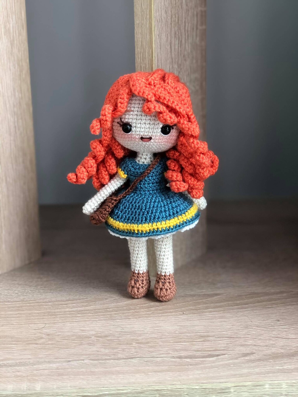 Crochet Doll , Merida Princess , Princess Doll , Amigurumi , Doll , Toy ...